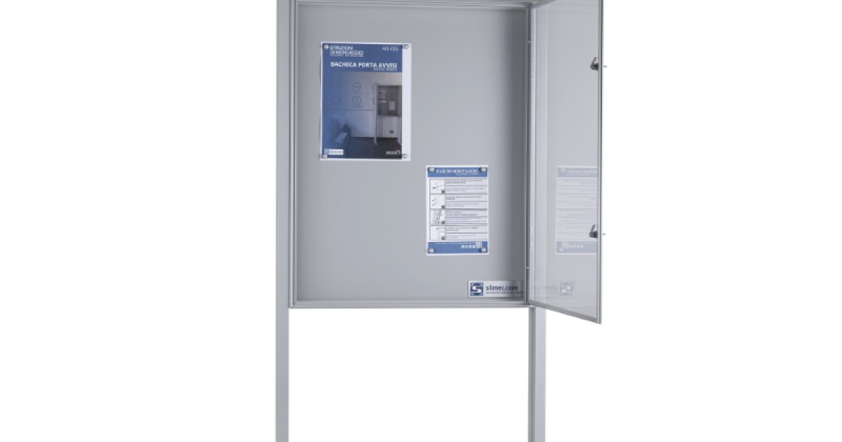 Bacheca Porta Avvisi Autoportante - con Pali - Vendita