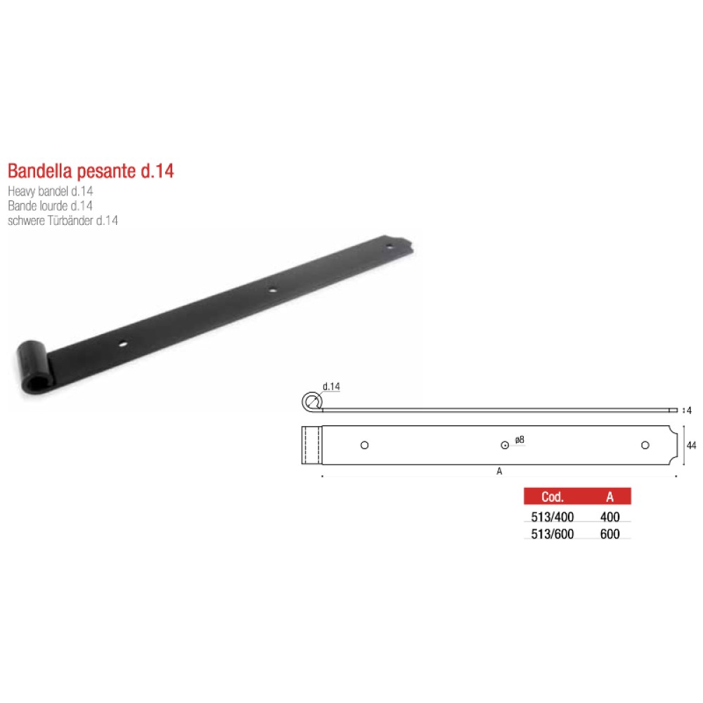 Bandella Pesante d. 14 513 Brevetti Adem