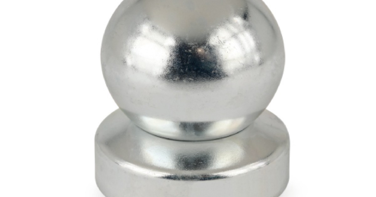 Copricolonna a Palla per Tubo Tondo - Misure a Scelta