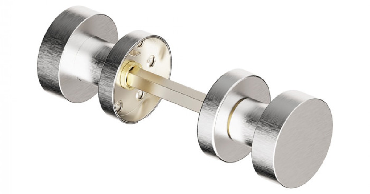 Pomello Girevole Acciaio Inox per Porta - Piano Reguitti